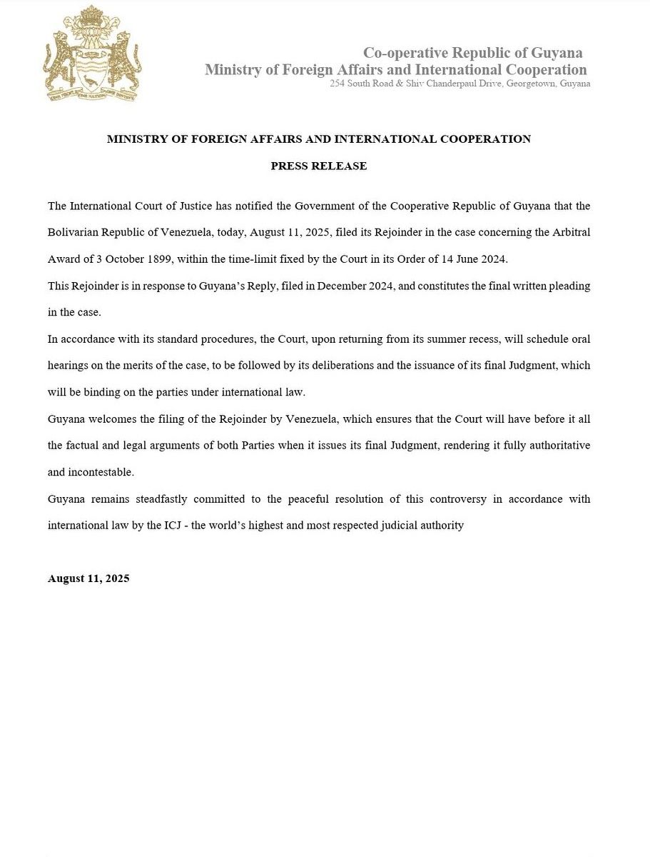 PRESS RELEASE || Ministry of Foreign Affairs and International ...